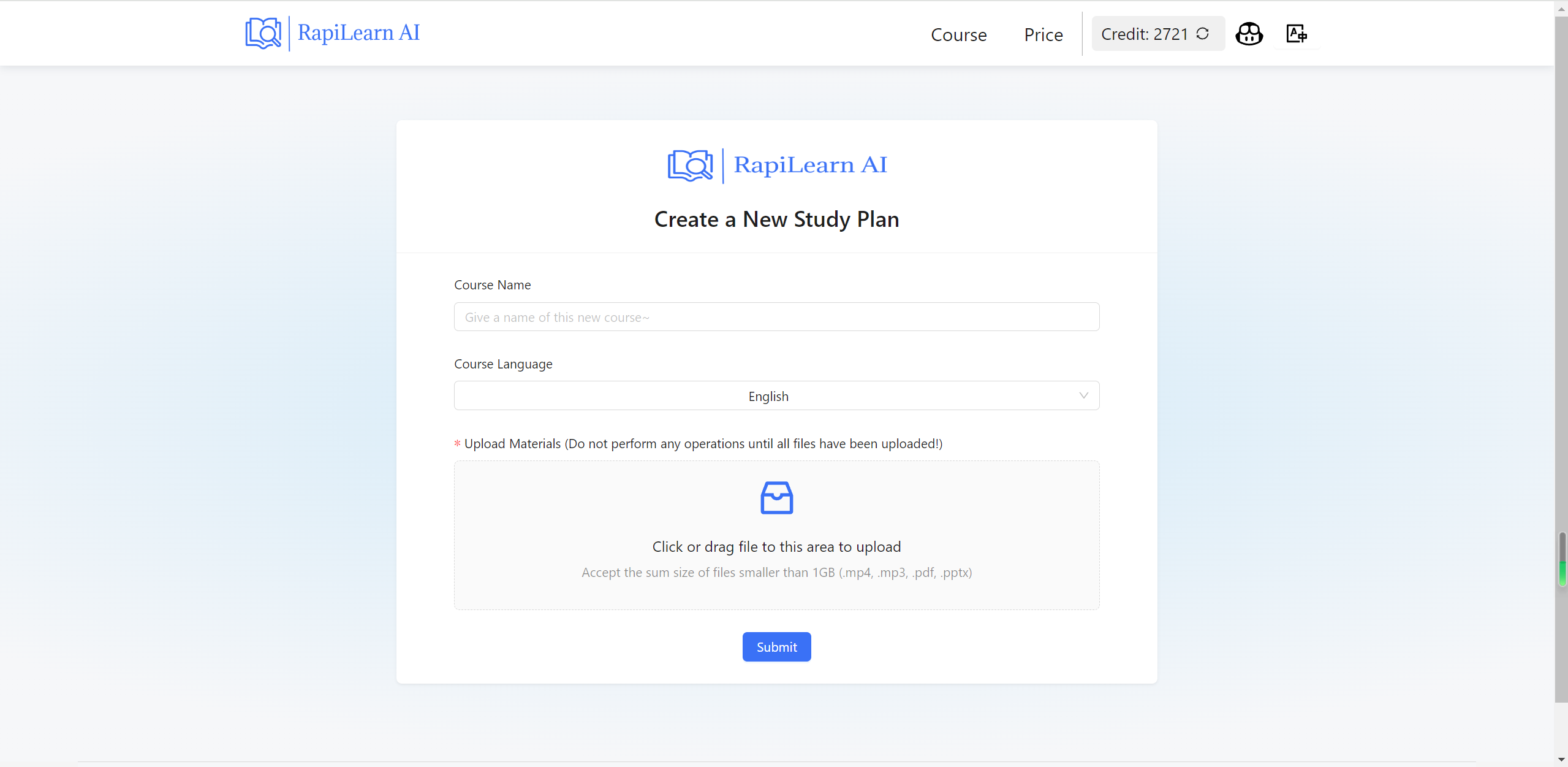 RapiLearn AI: AI-Powered Course Creation & Learning Tool